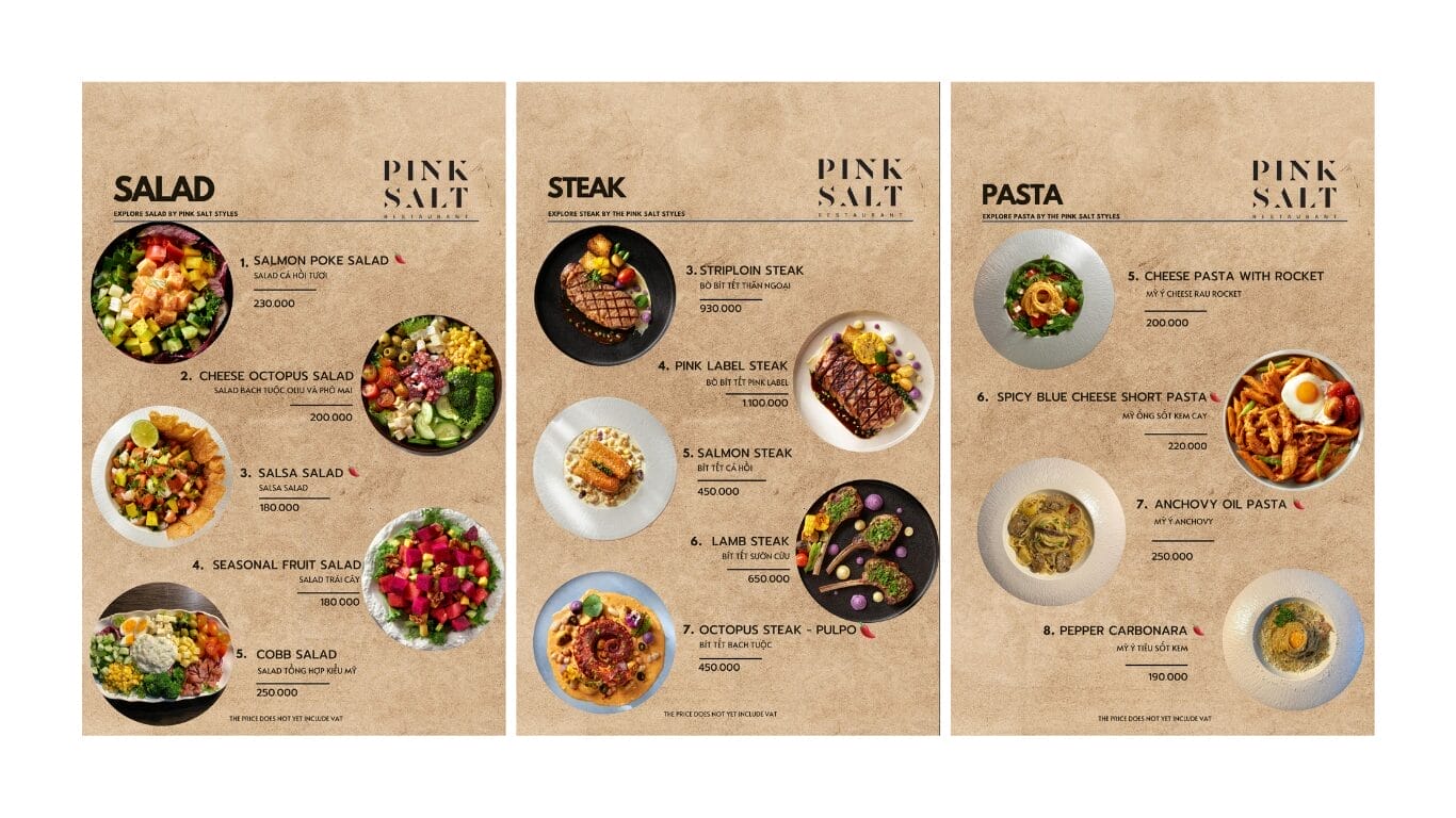 Đánh giá Pink Salt Restaurant - 79 Hà Bổng Đà Nẵng - Khám Phá Đà Nẵng